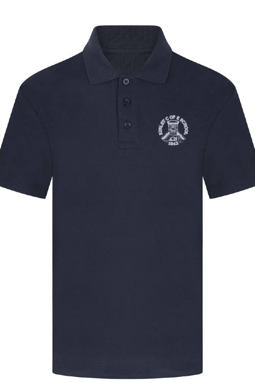 Kinlet Primary School Navy Polo Shirt | Shop Online | Lads & Lasses ...